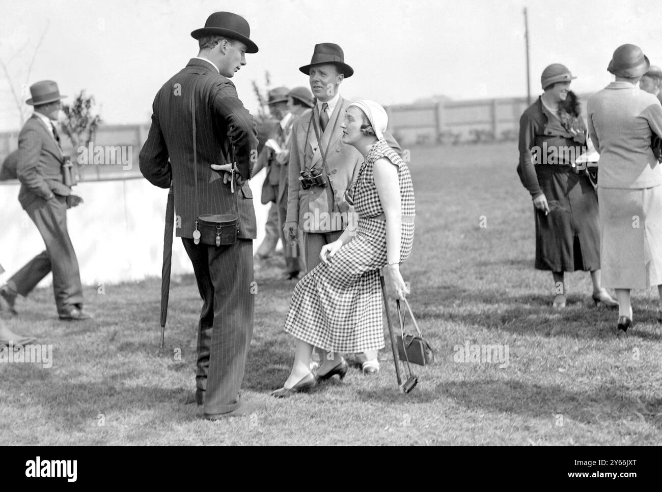 Kempton Park Races - Lord Stanvordale and Mr and Mrs Quintin Gilbey ...