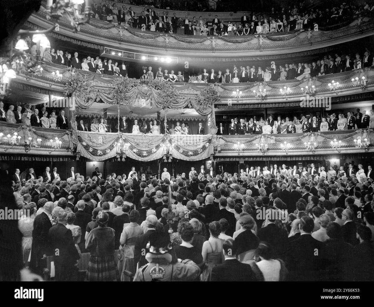 Audience stands Black and White Stock Photos & Images - Alamy