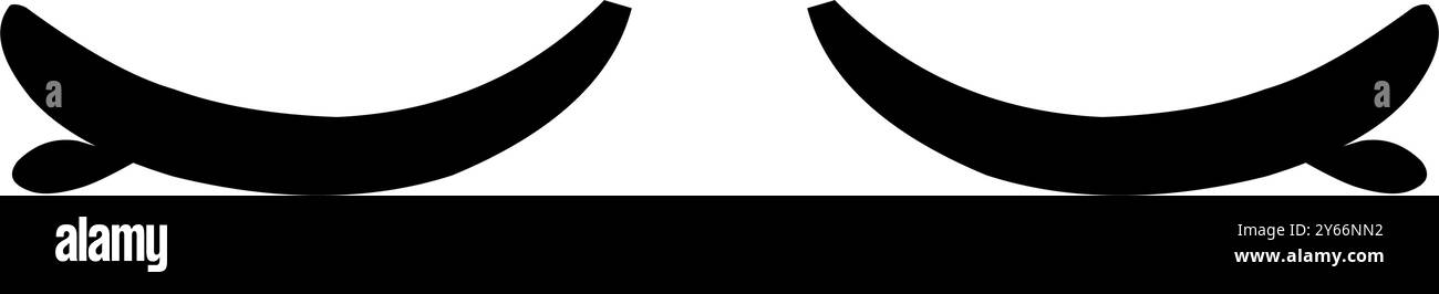 Sad eye cartoon design. Perfect for stickers, icons, logos, tattoos ...