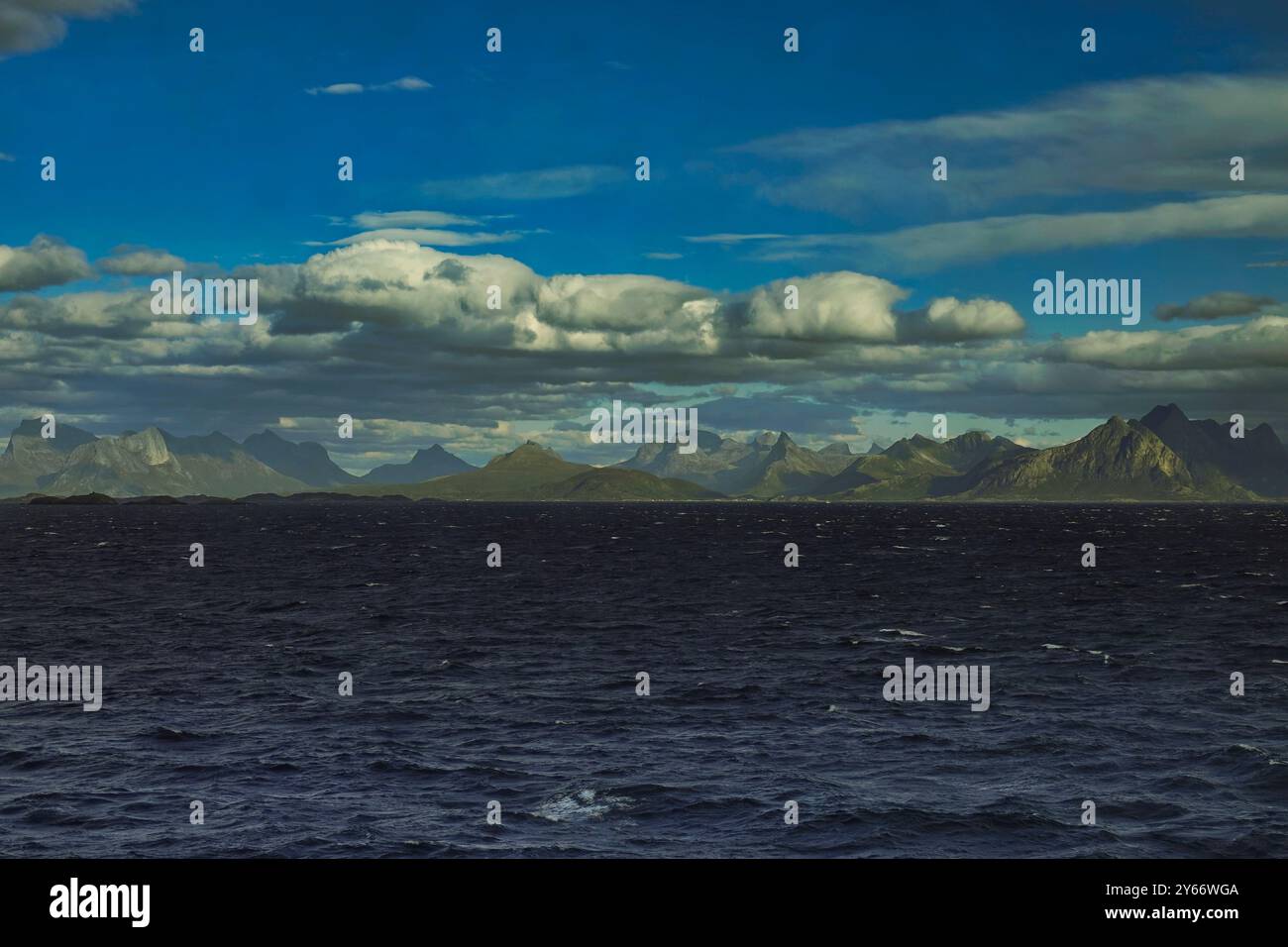 Loften Islands, Norway, 12th September, 2024 Approaching the southern ...