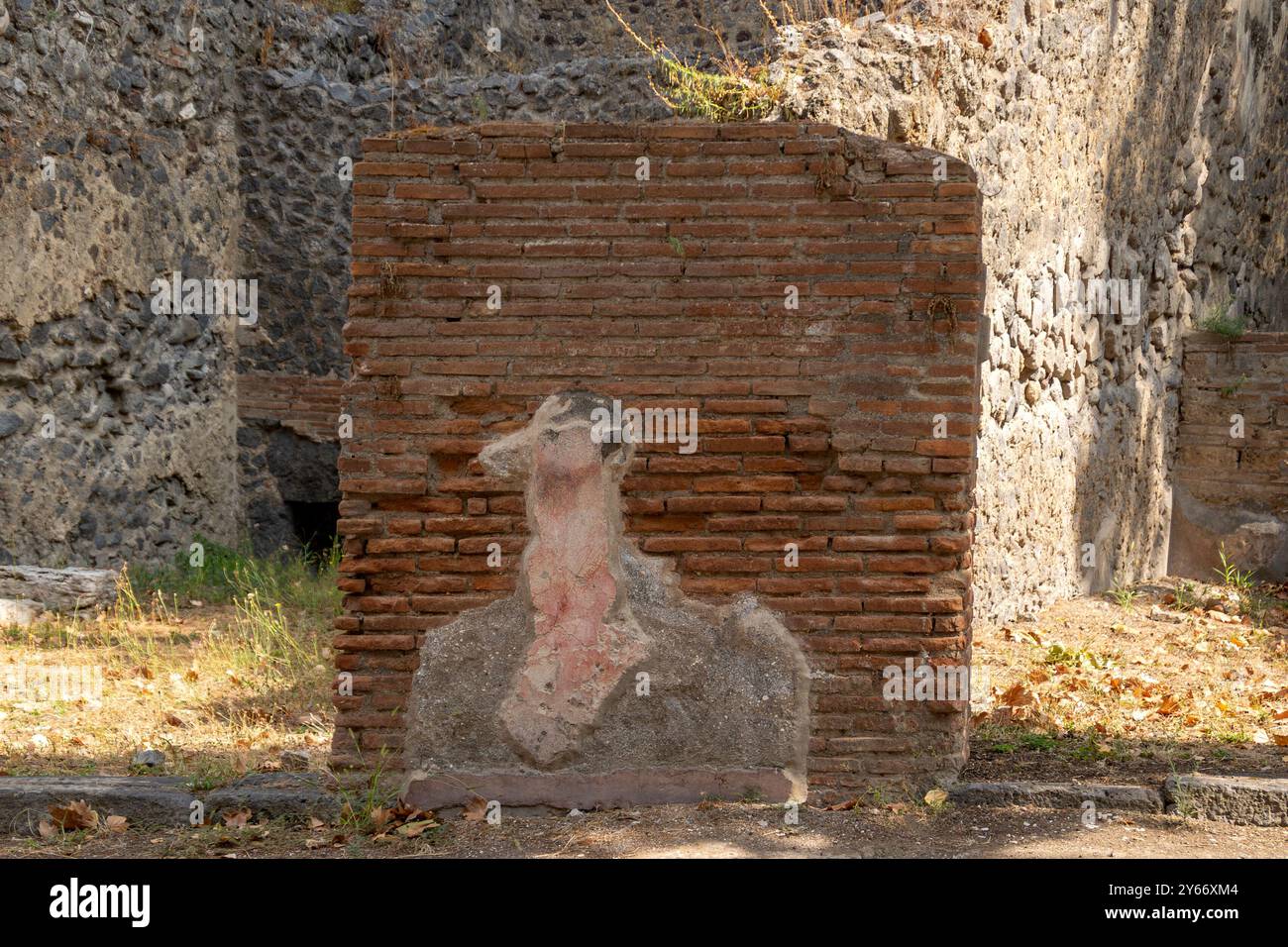 The Roman necropolis and mausoleums in the street of tombs in the ...