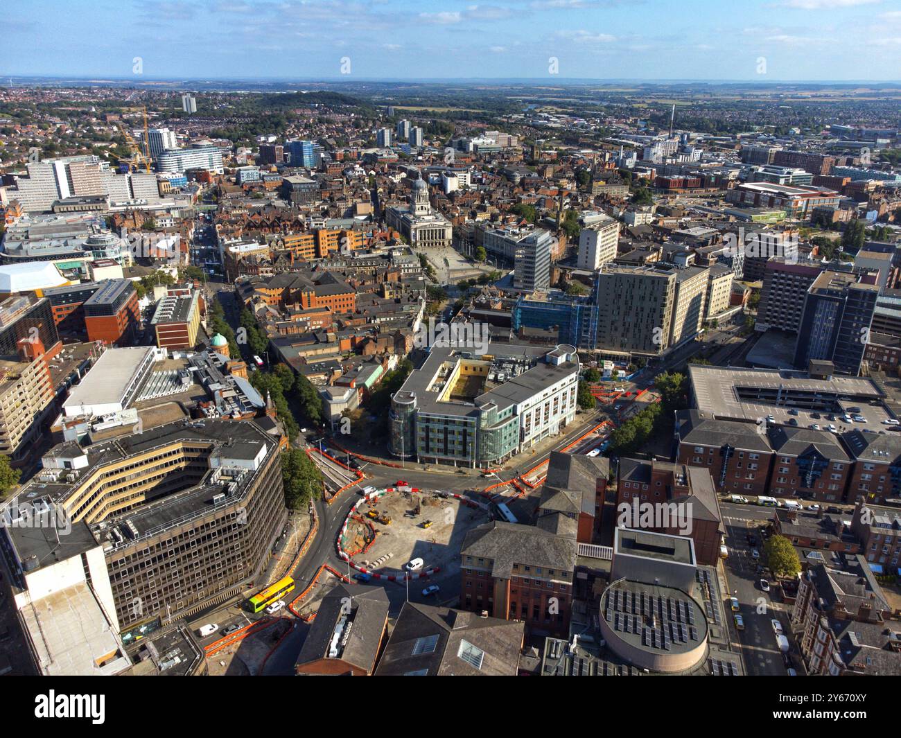 Nottingham city centre hi-res stock photography and images - Alamy