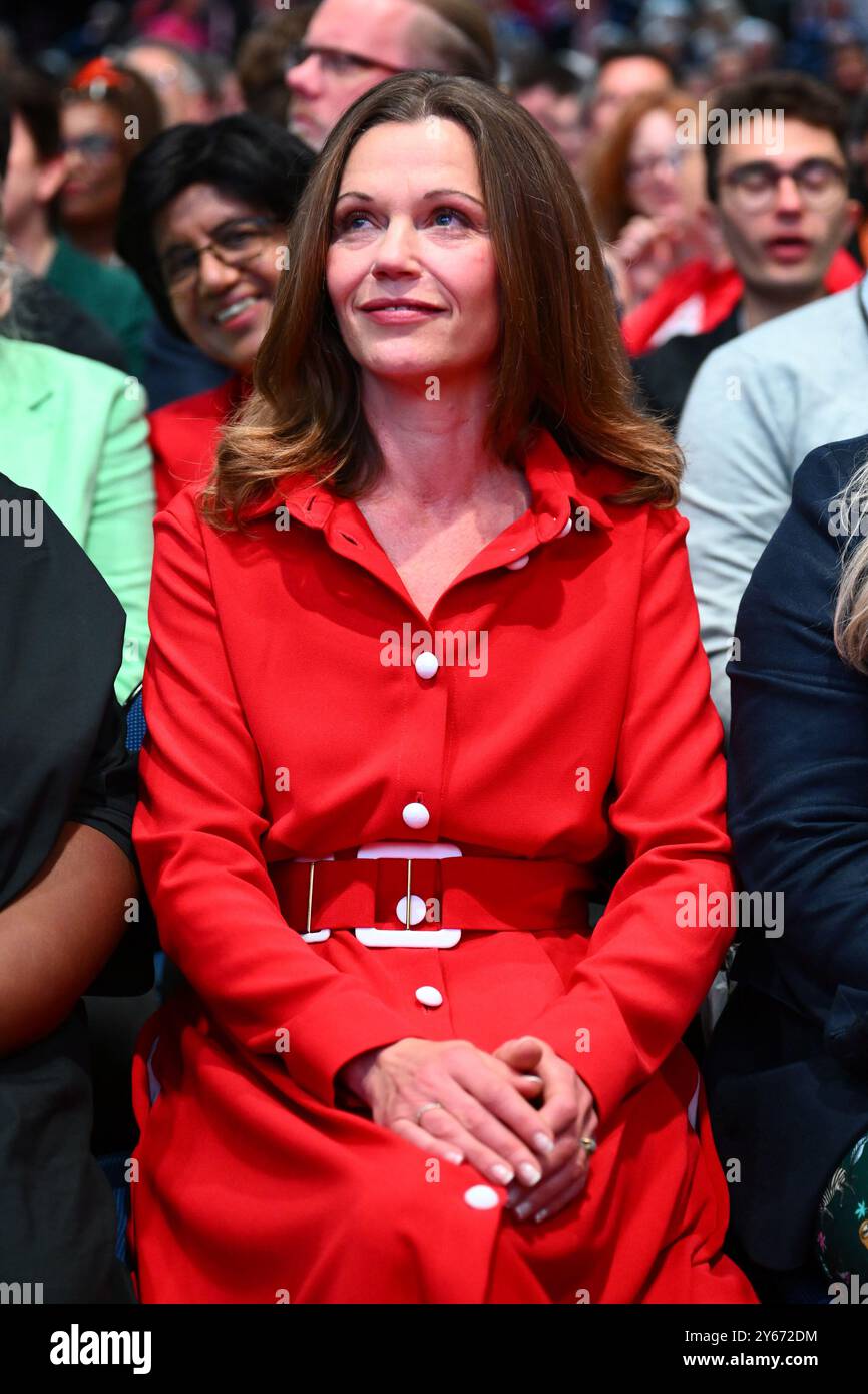 Liverpool, UK. 24 September 2024. Lady Victoria Starmer pictured before ...