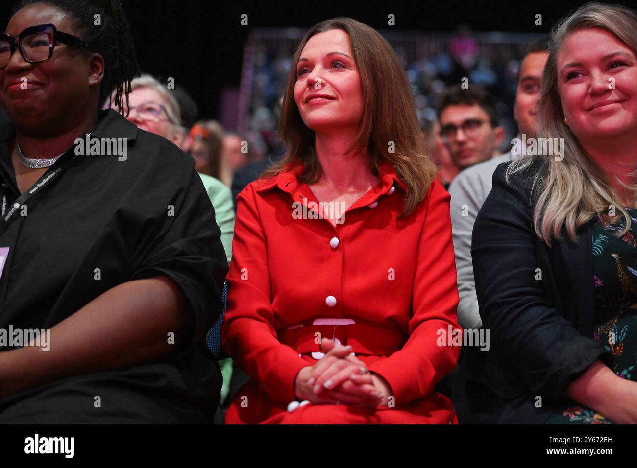 Liverpool, UK. 24 September 2024. Lady Victoria Starmer pictured before ...