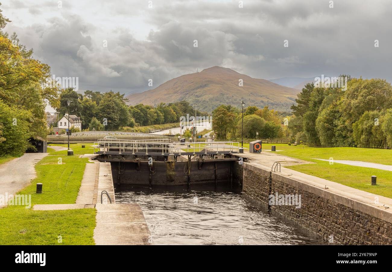 Neptune's Staircase locks, comprising eight locks on the Caledonian ...