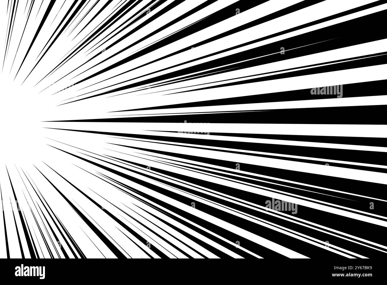 Comic strip radial motion lines. Anime comics book super hero speed and ...