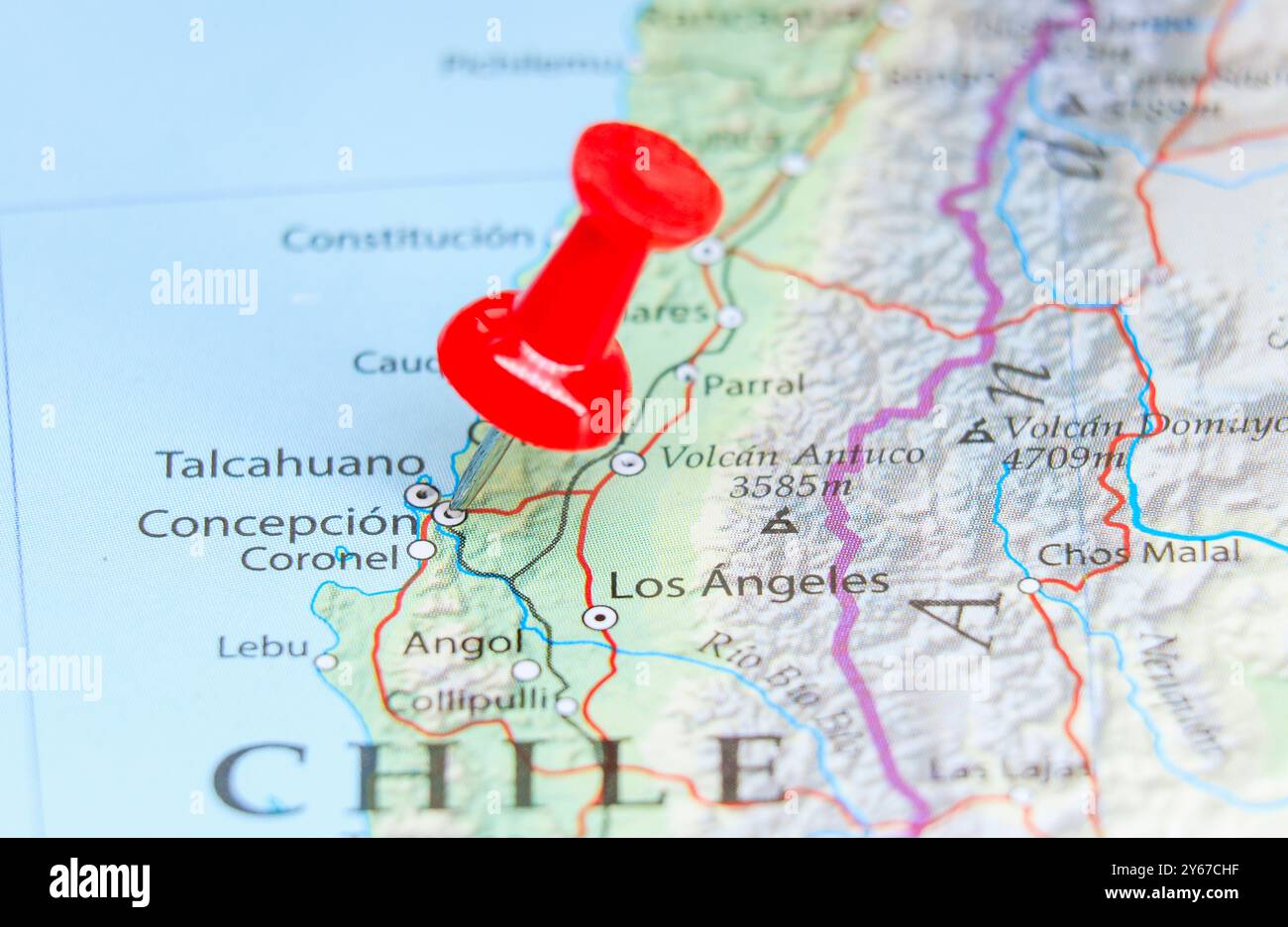 Map of concepcion hi-res stock photography and images - Alamy