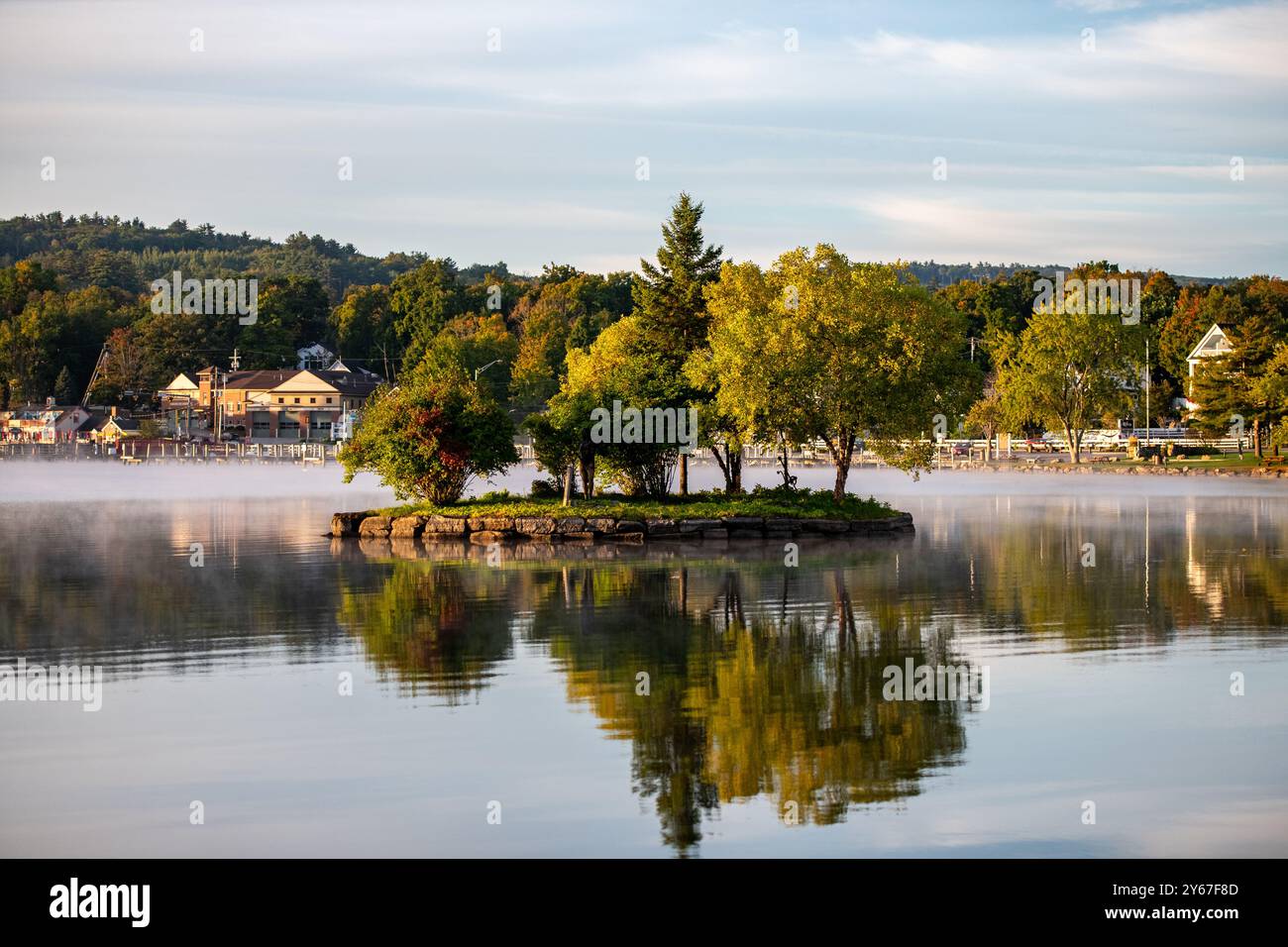 The township of Meredith on lake Winnipesaukee New Hampshire New ...