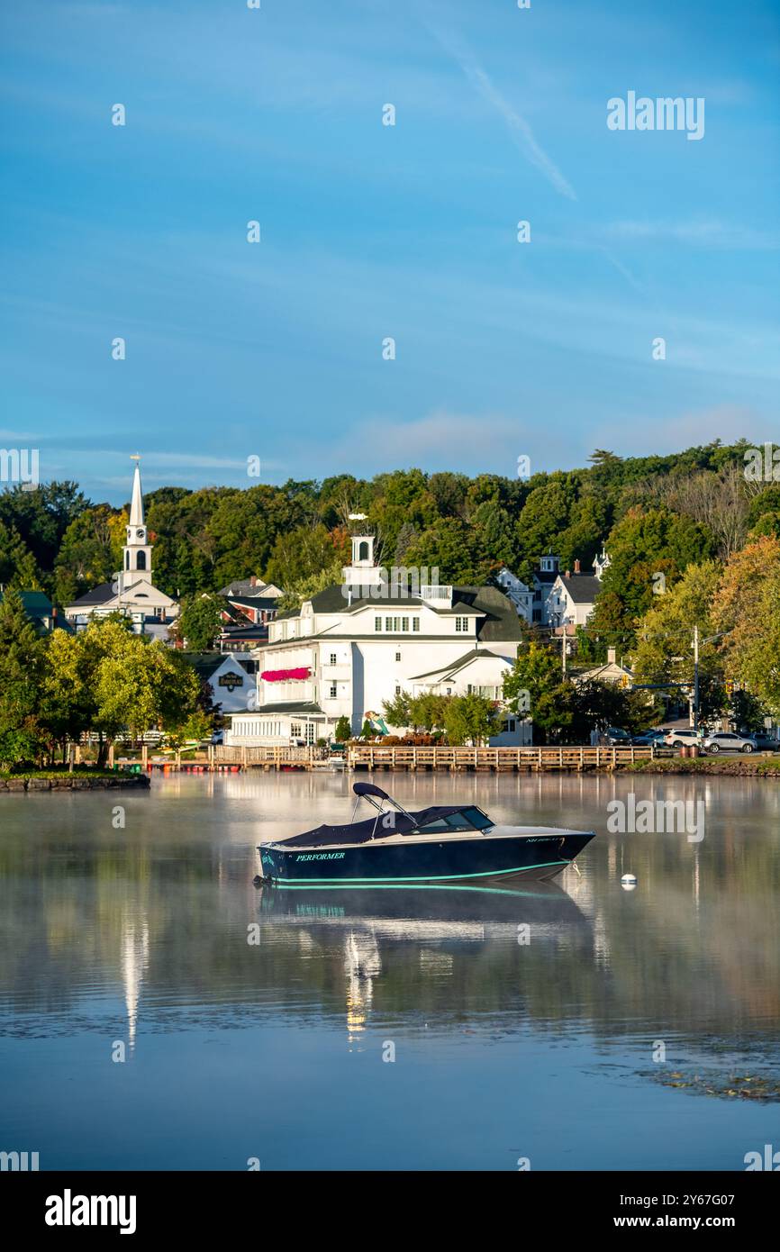The township of Meredith on lake Winnipesaukee New Hampshire New ...