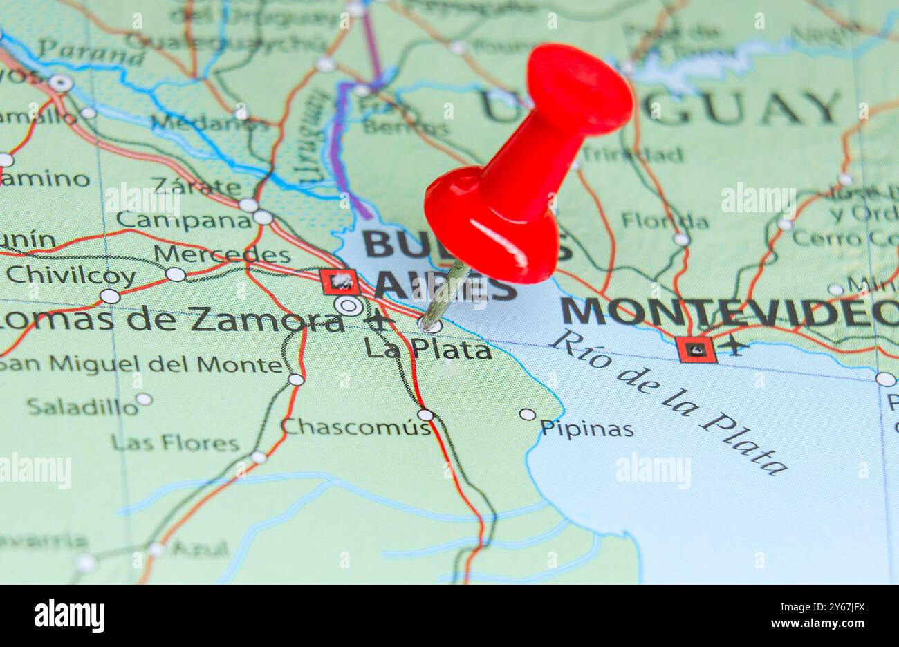 Map of la plata hi-res stock photography and images - Alamy