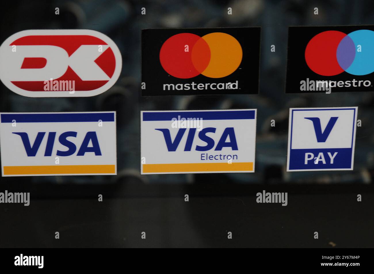 Copenhagen/ DenmarK/24 september 2024/Visa debt cards issued by danish ...