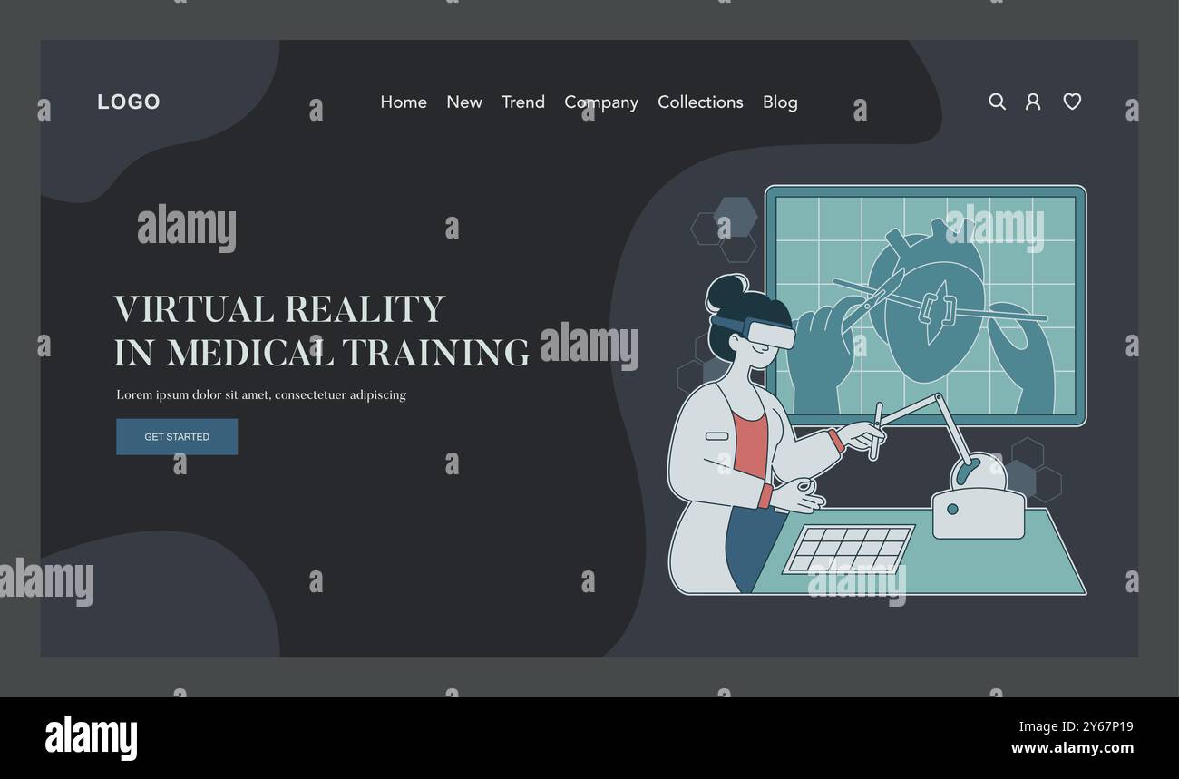 Nurse training simulation Stock Vector Images - Alamy