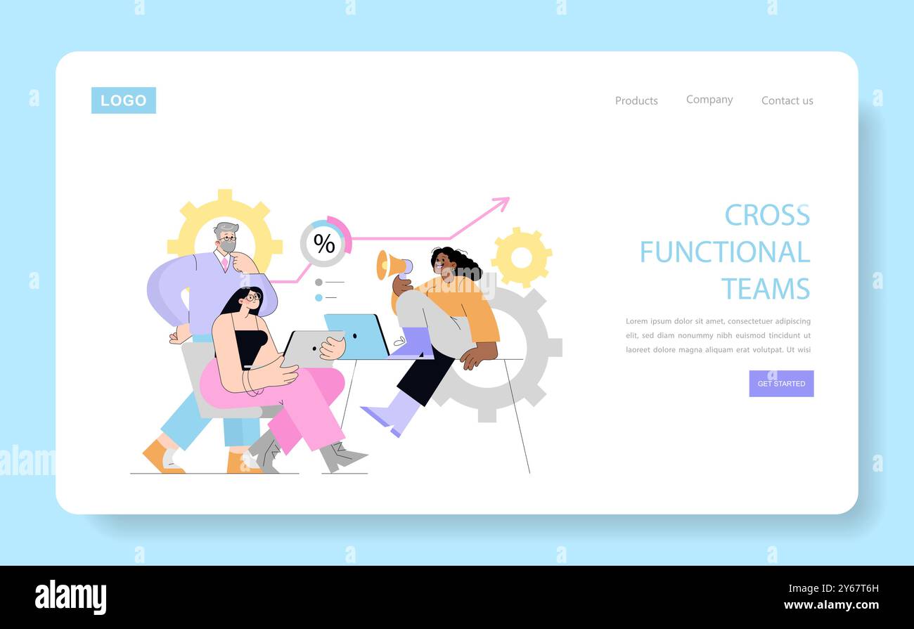 Innovation concept. A diverse team collaborates on new ideas with ...