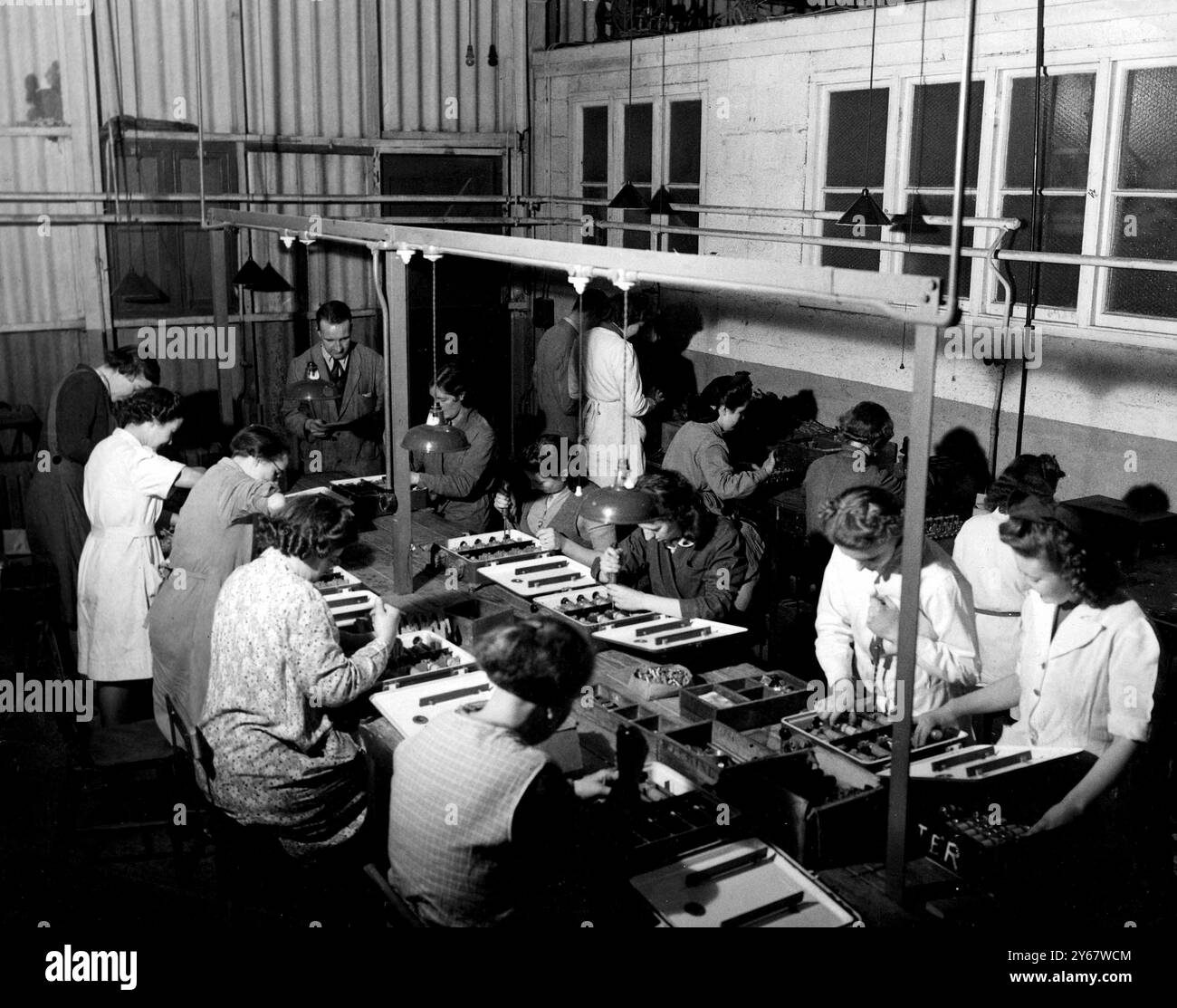 Factory Interior, 1938/39 Stock Photo - Alamy