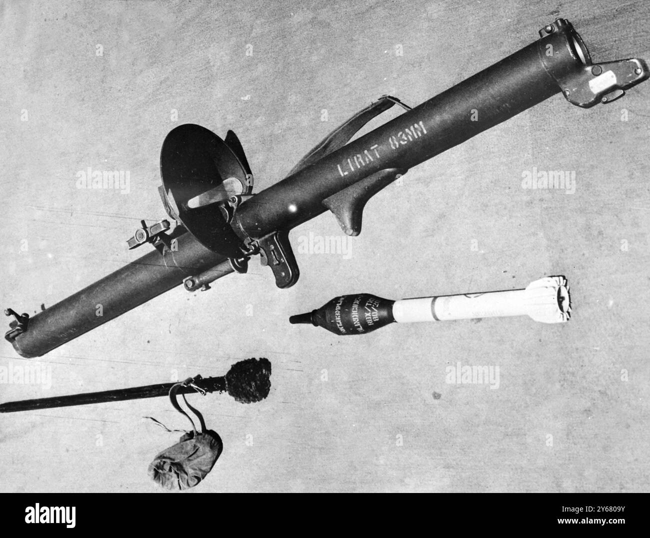 Light Infantry recoilless Anti Tank (Lirat) 83 mm Blindicide with its ...