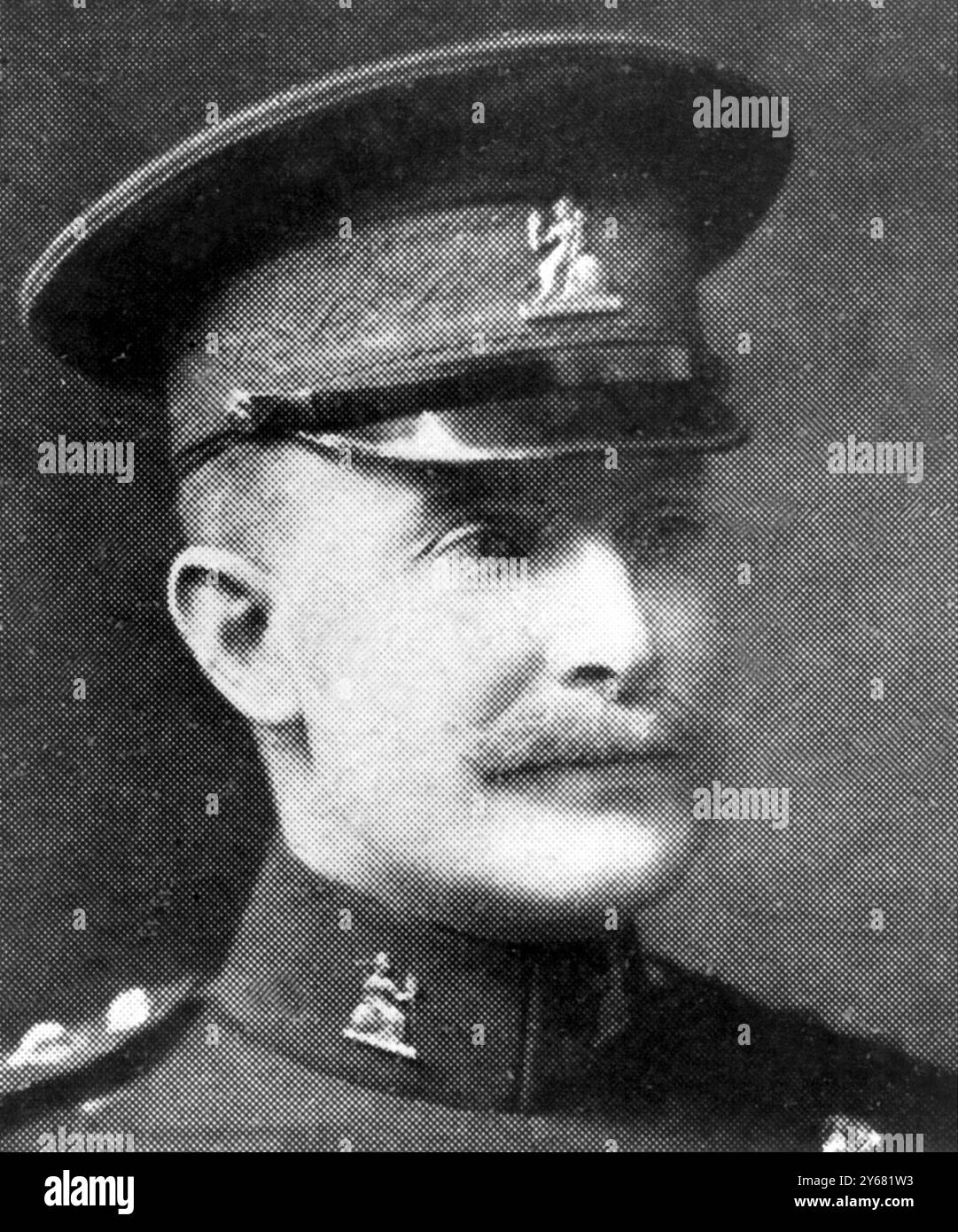 Major Charles E. Luard. 1916 Stock Photo - Alamy