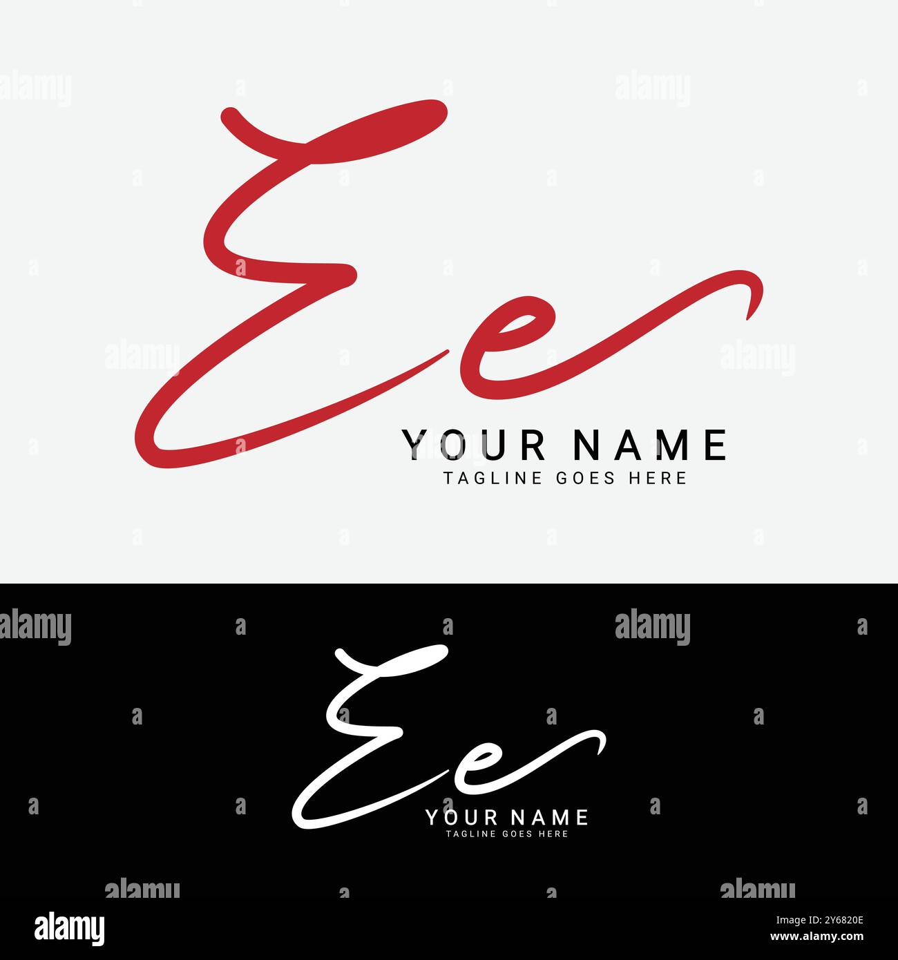 Initial signature logo Stock Vector Images - Alamy