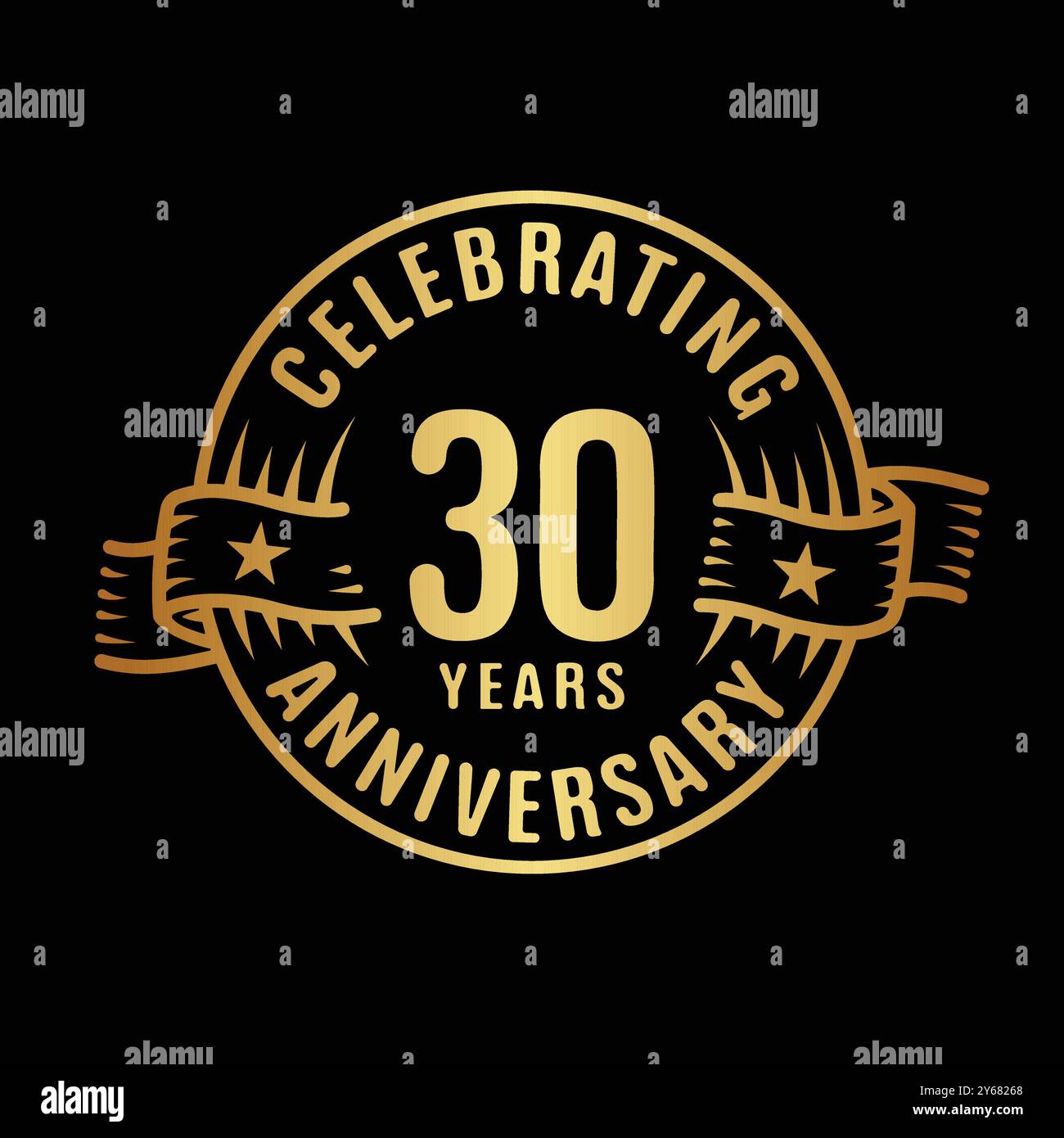 30 years logo design template. 30th anniversary vector and illustration ...