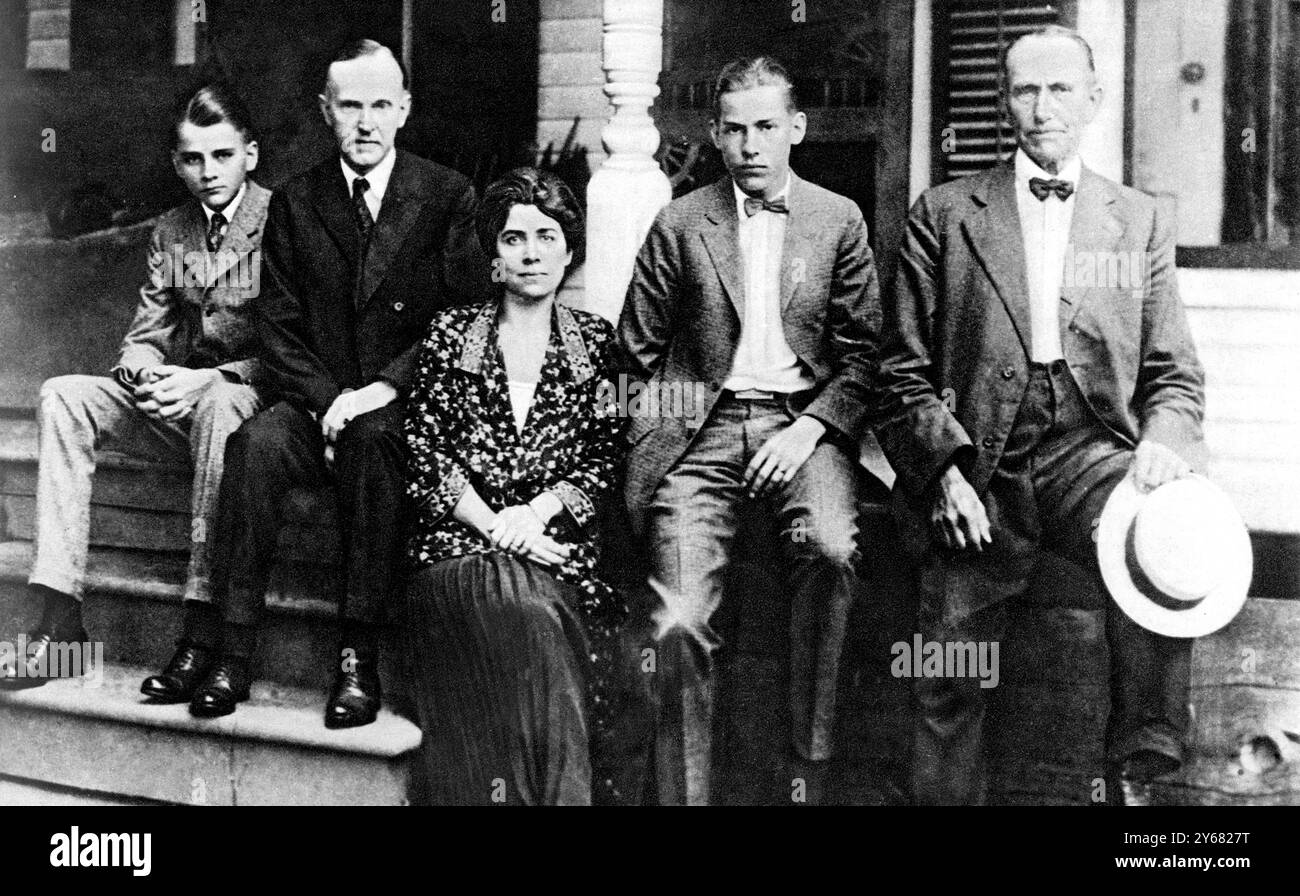 The new president of the United States and his family: (L to R) Mr ...