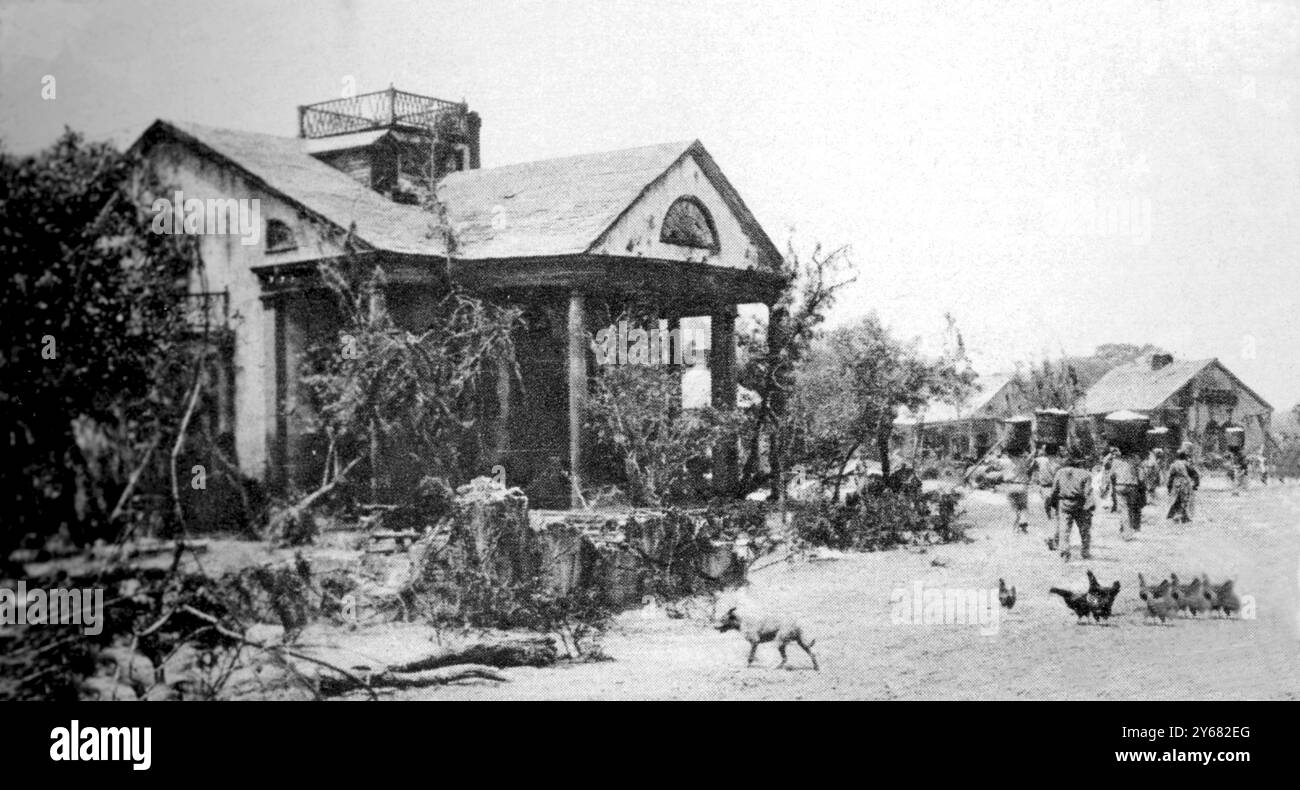 the home of Simon Legree: A scene in the film version of the famous ...