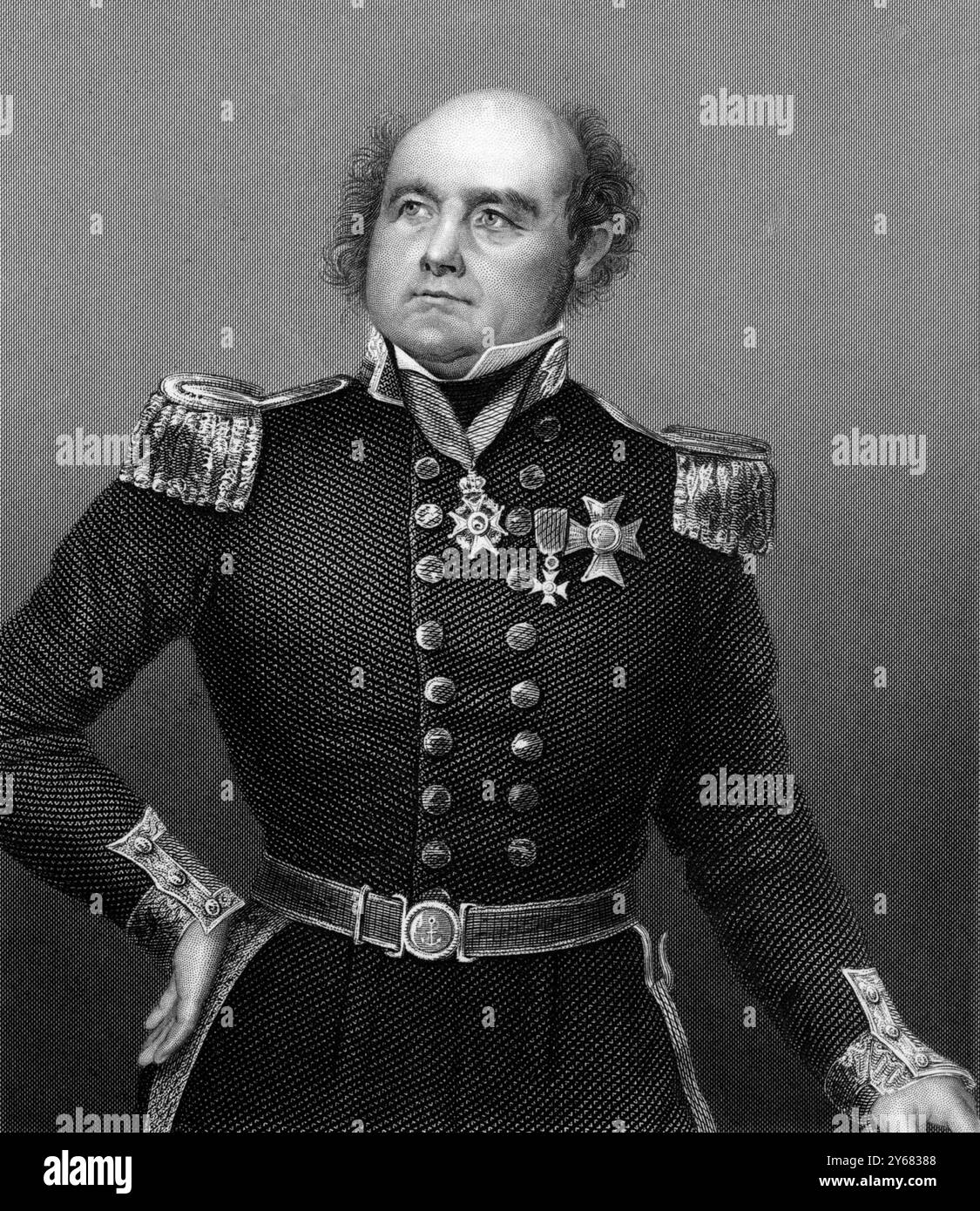 Sir John Franklin, The Arctic Explorer Stock Photo - Alamy