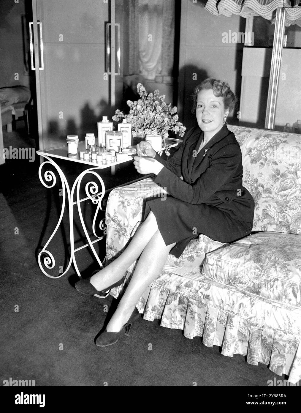 Mrs Thelma Holland, director of London's oldest beauty salon, is the ...