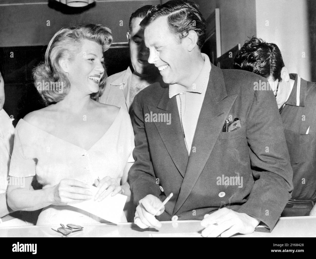 Queen of Hollywood, Rita Hayworth with Actor singer Dick Haymes, one of ...