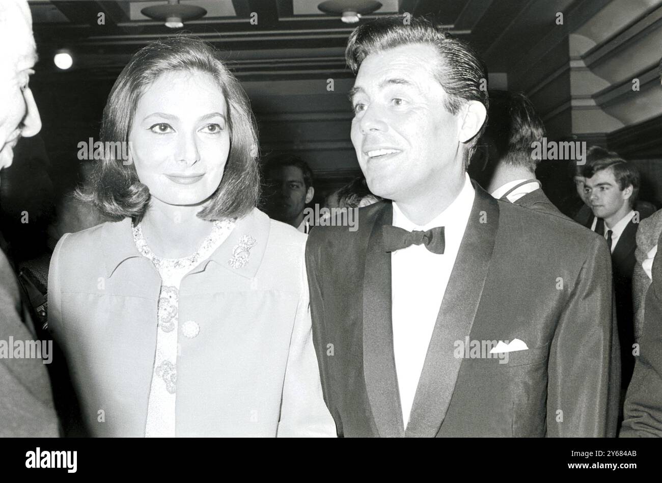 Pictured attending the premiere of the film Modesty Blaise at London's ...