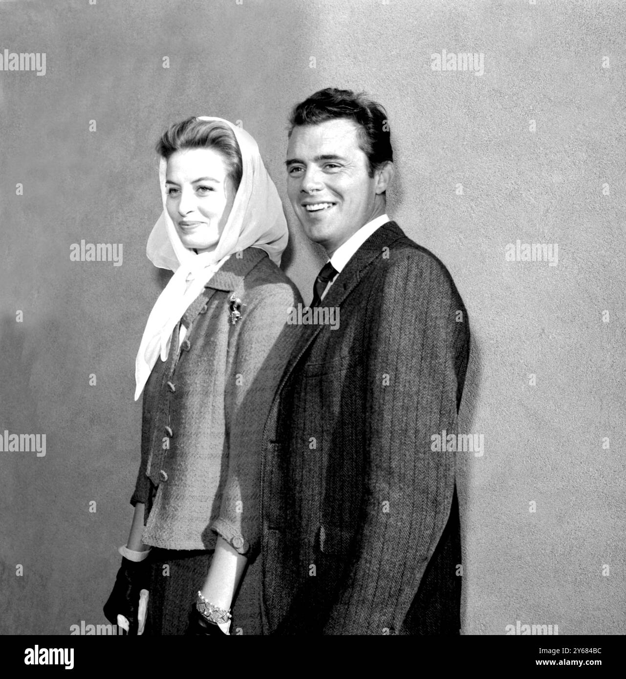 The new film actress Capucine was met early today at London Airport by ...