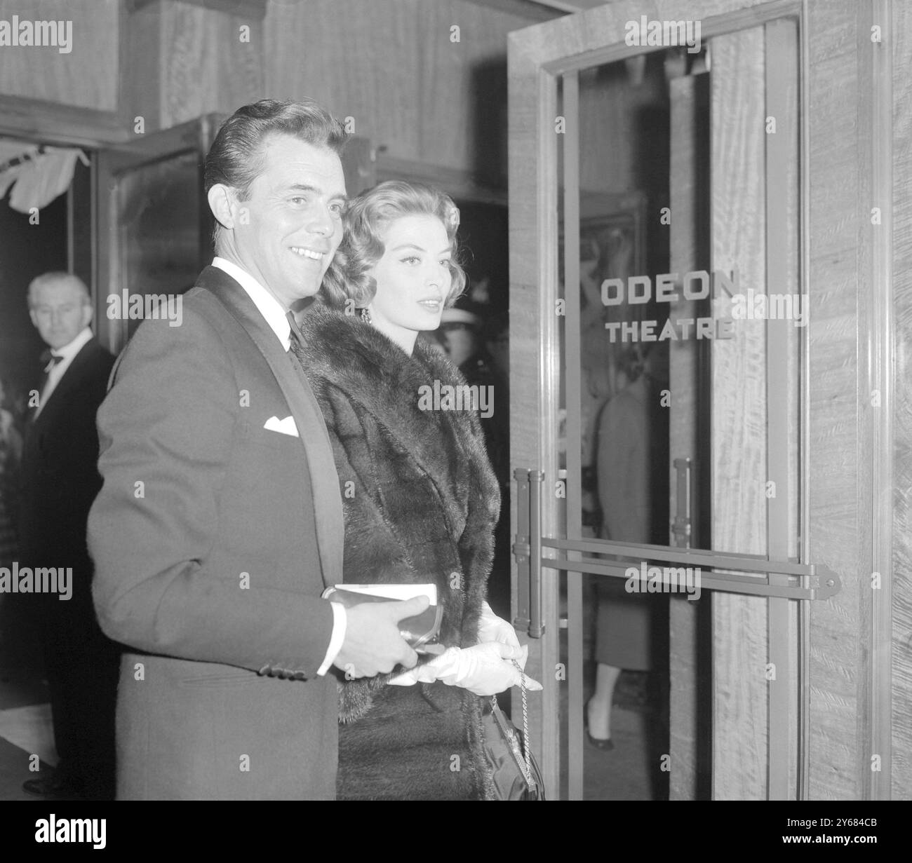 British film star Dirk Bogarde and French film actress Capucine ...