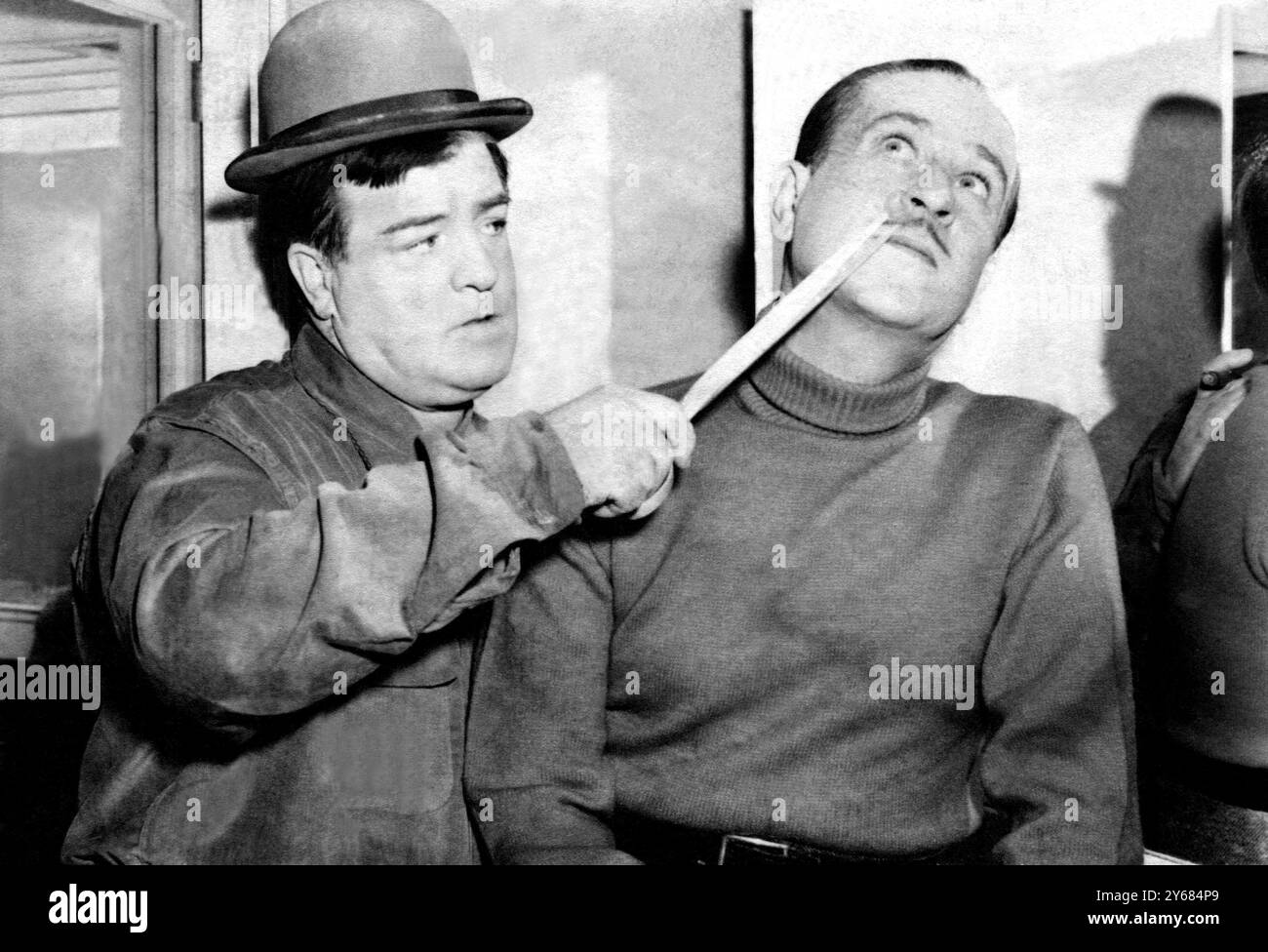 Like the man who came to dinner, Bud Abbott's moustache is destined to ...