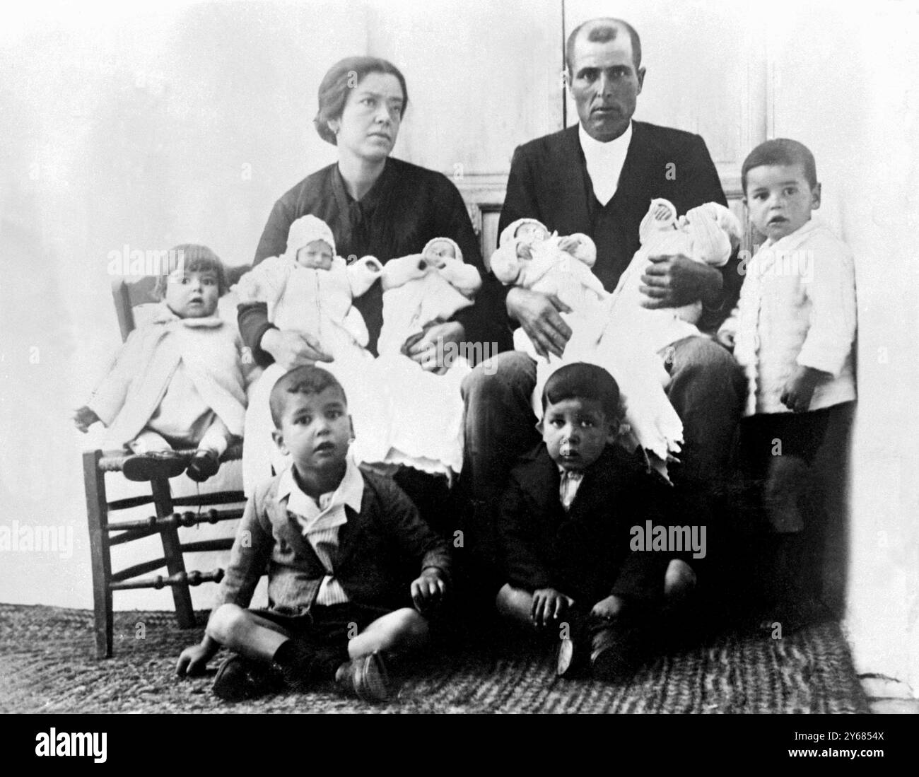 A woman at Jerez, near Cadiz in Spain, has given birth to four children ...