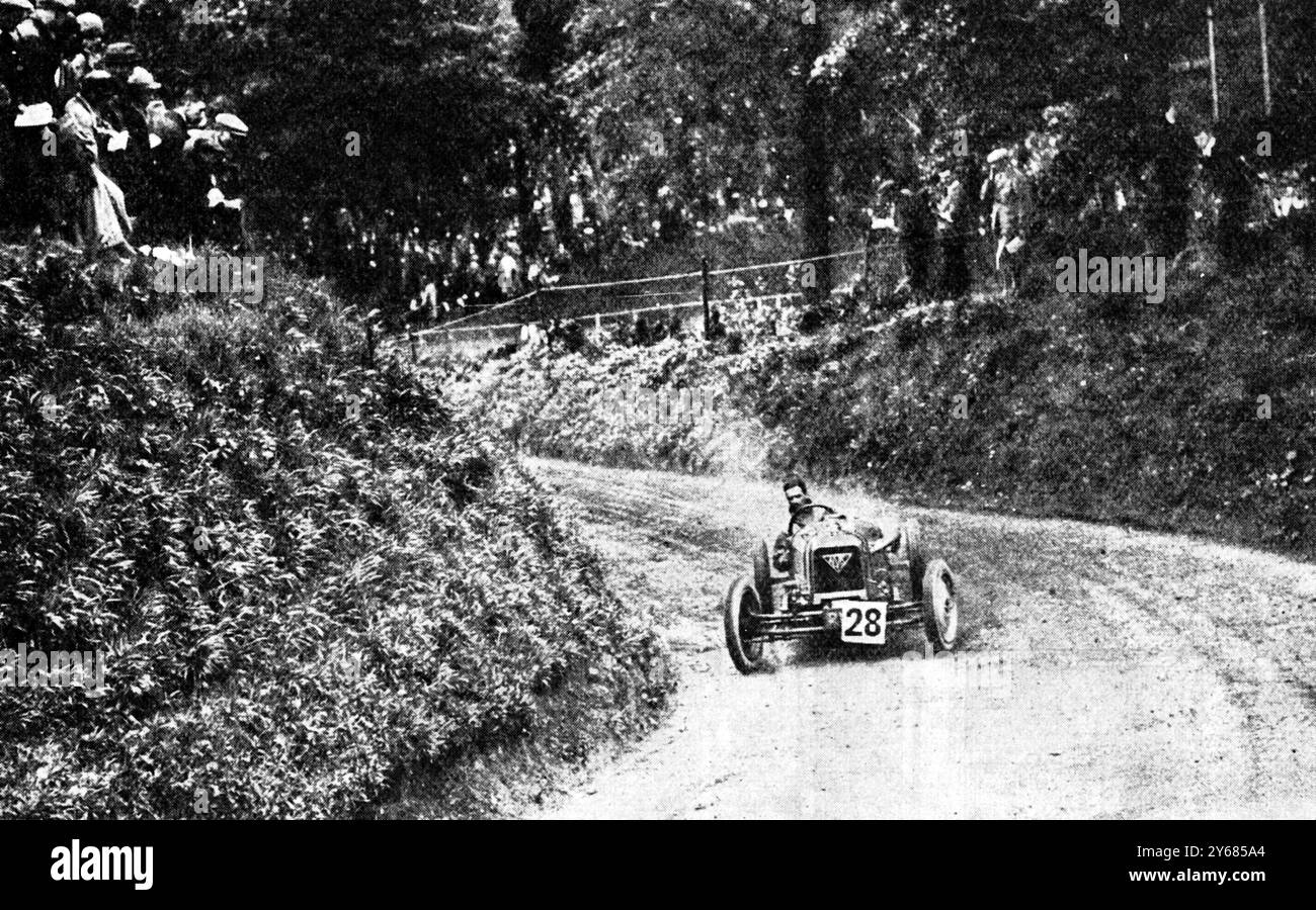 In the Shelsley Walsh Hill-Climb:The new Alvis front-wheel drive racing ...