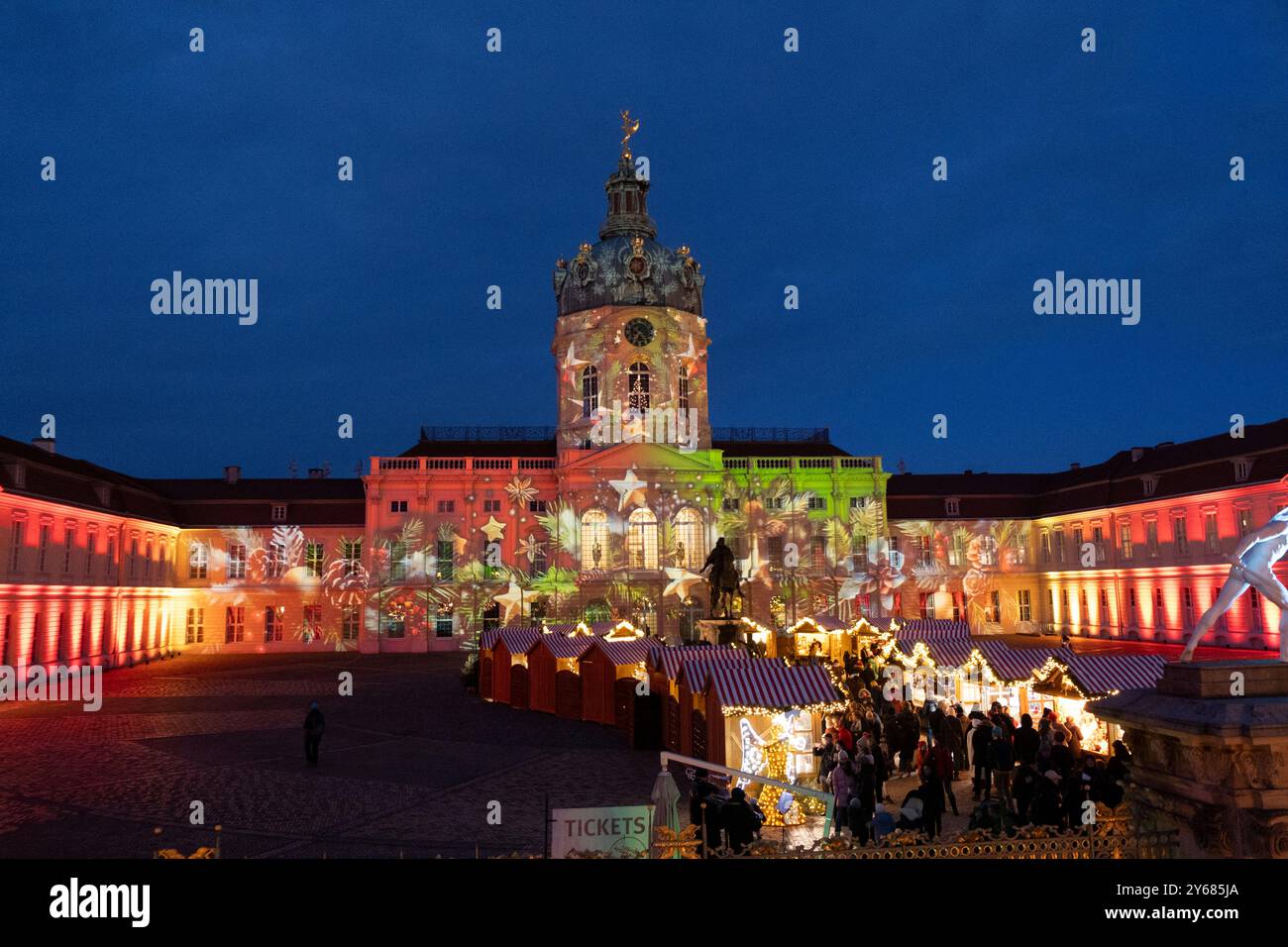 German Christmas market, Berlin Stock Photo - Alamy