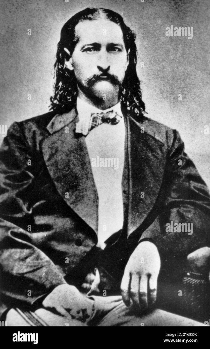 Wild Bill Hickock A legendary gunfighter from the American Wild West c ...
