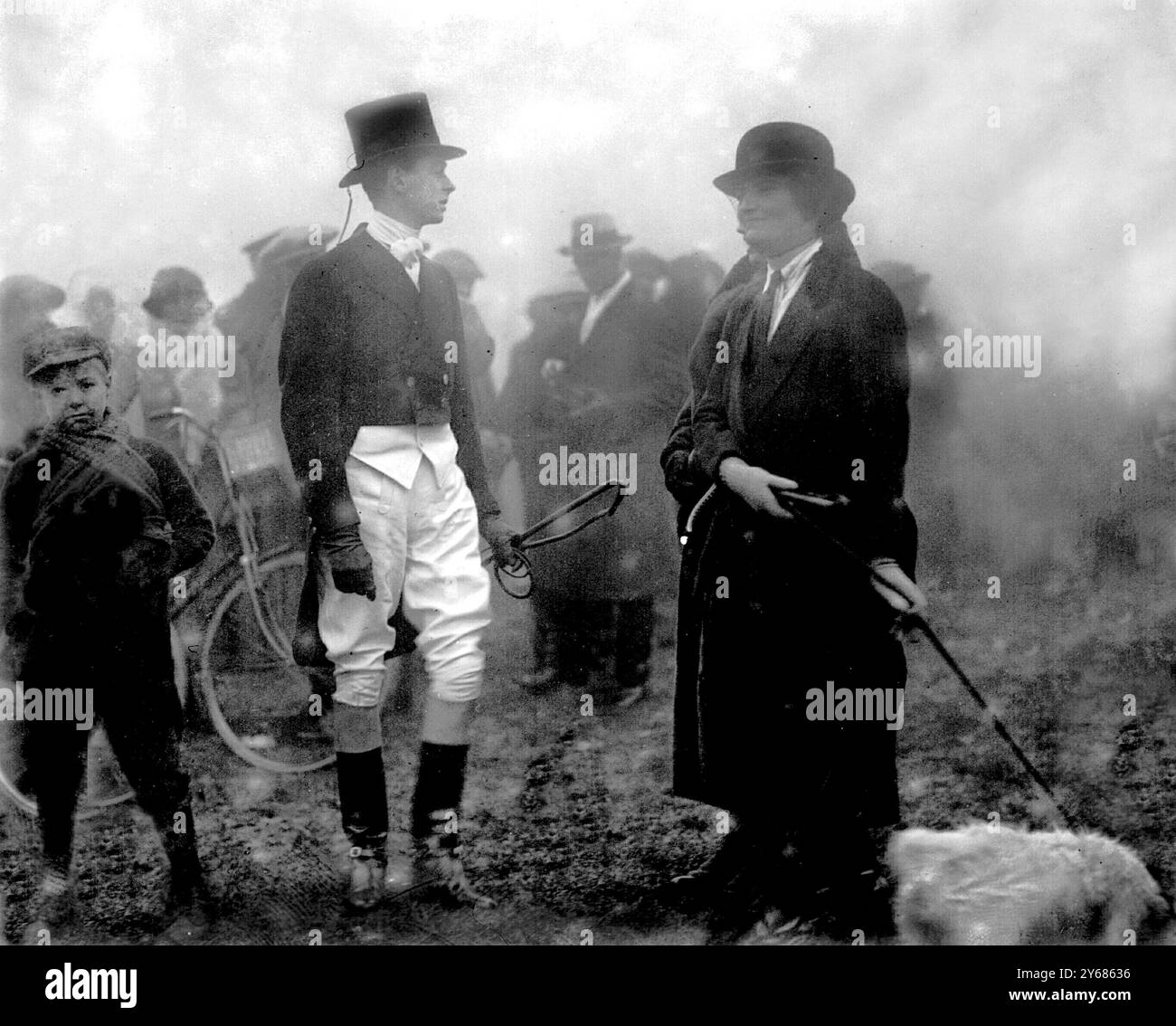 Meet Of The Quorn Hunt at Egerton Park, Melton Mowbry. Lord Ivor ...