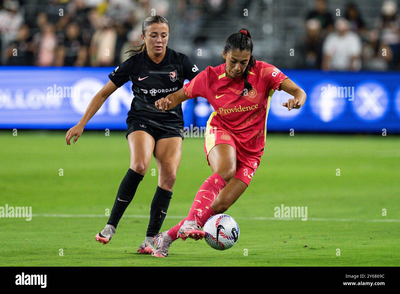 Los Angeles, United States. 23rd Sep, 2024. Portland Thorns FC defender ...