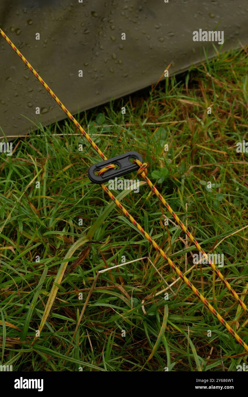 black rope tensioner Stock Photo - Alamy