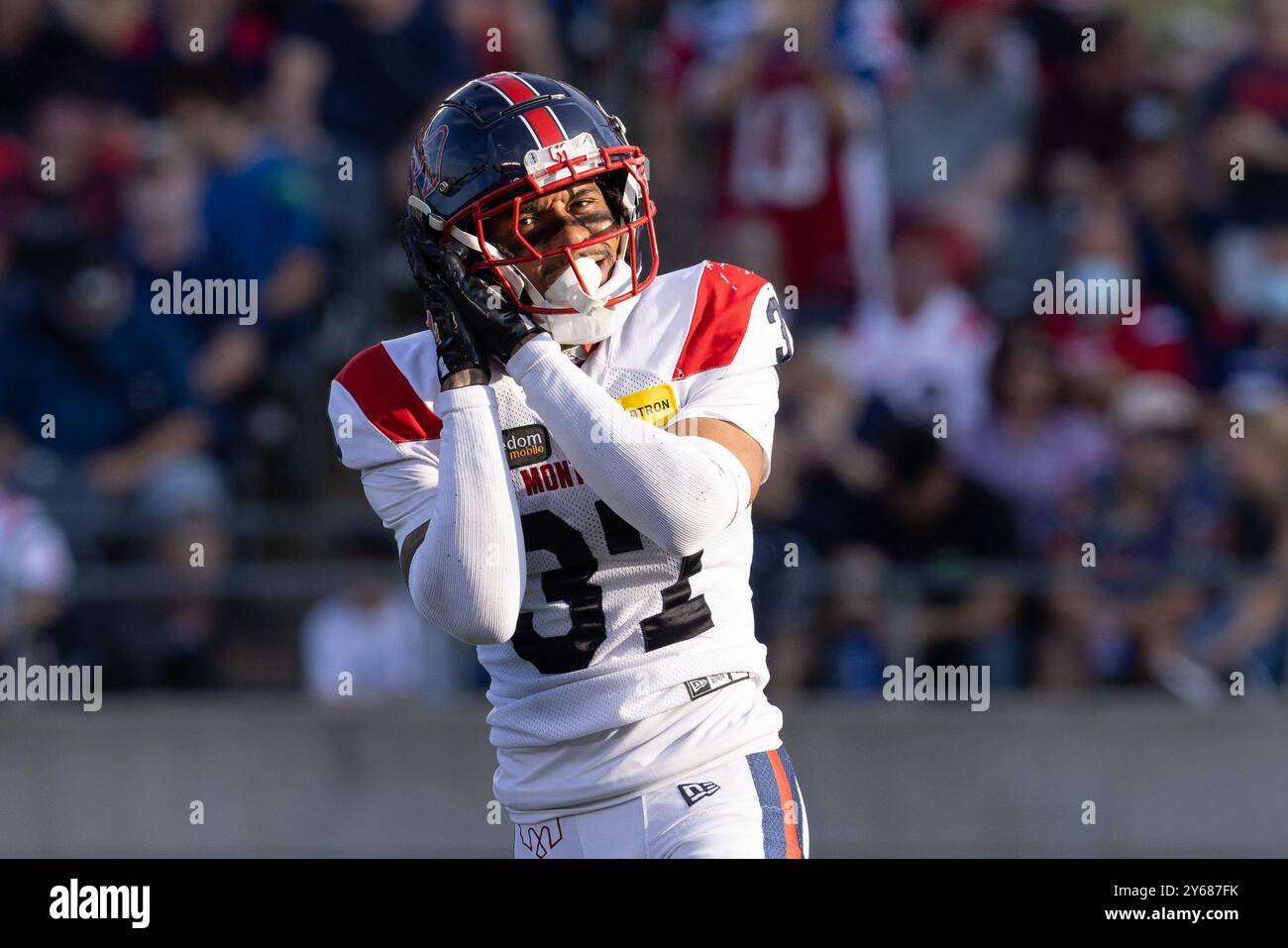 Ottawa, Canada. 21st Sep, 2024. Montreal Alouettes defensive back ...