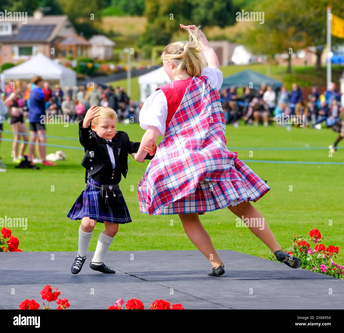 Highland dancing at the Glenurquhart Highland Gathering and Games ...
