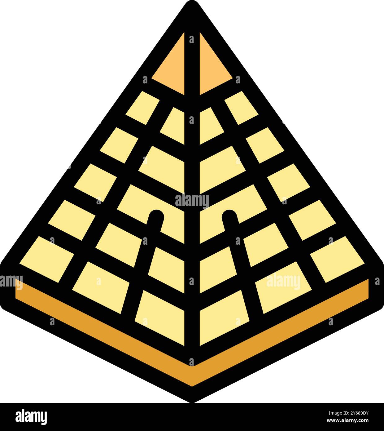 This isometric pyramid is a powerful symbol of ancient egyptian ...