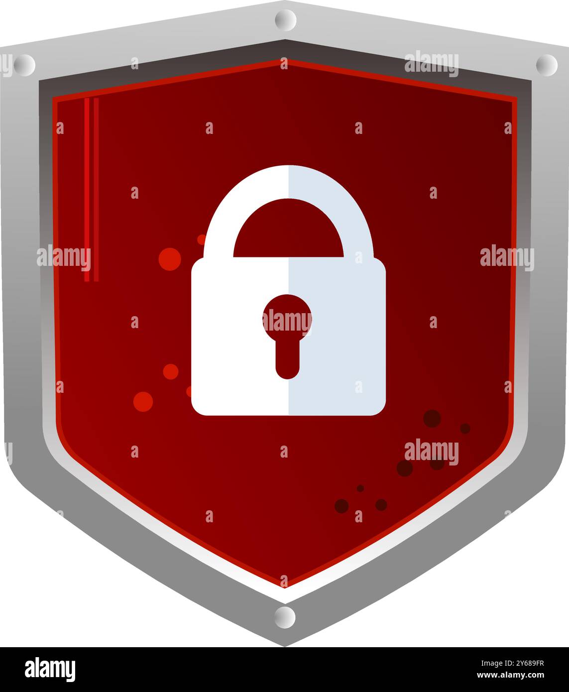 shield with padlock - vector illustration Stock Vector Image & Art - Alamy