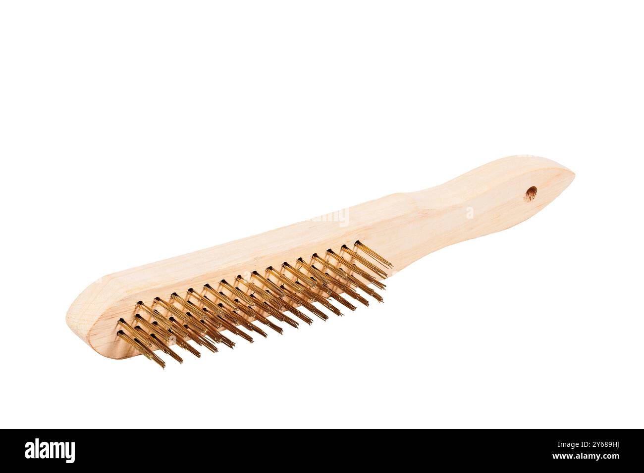 Closeup of an isolated steel brush Stock Photo - Alamy