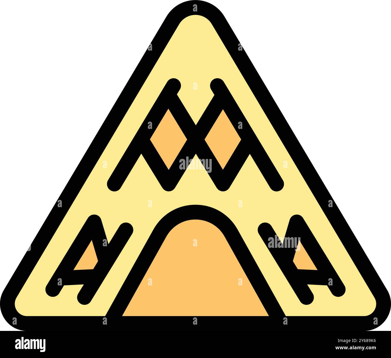 Canvas yurt Stock Vector Images - Alamy