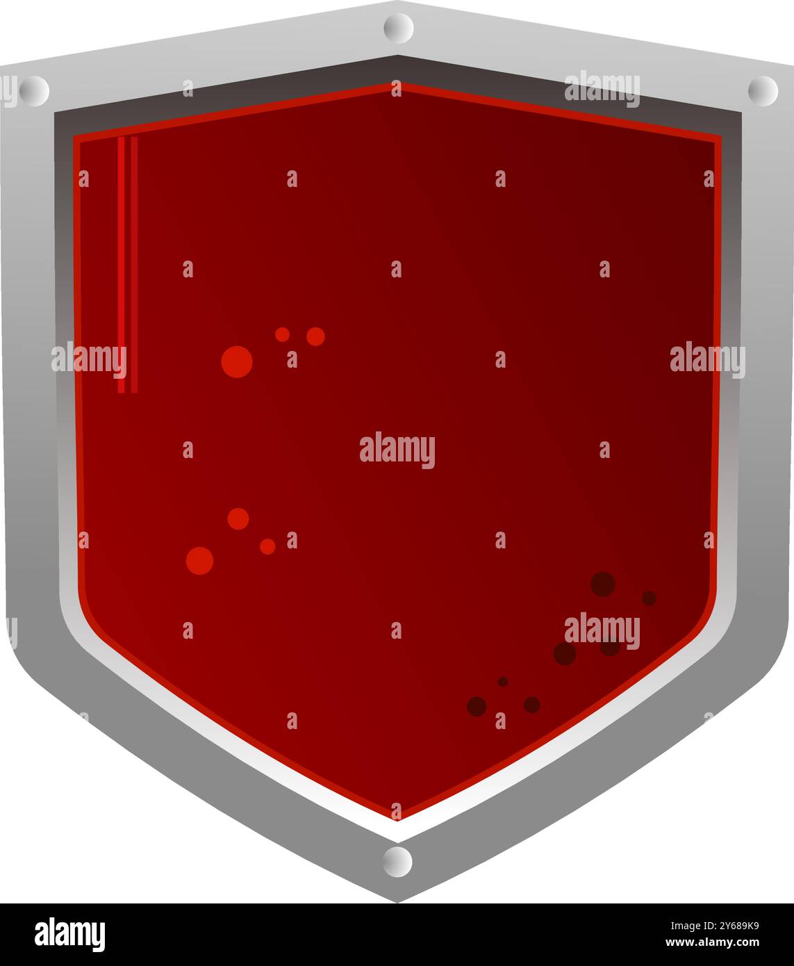 red shield - vector illustration Stock Vector Image & Art - Alamy