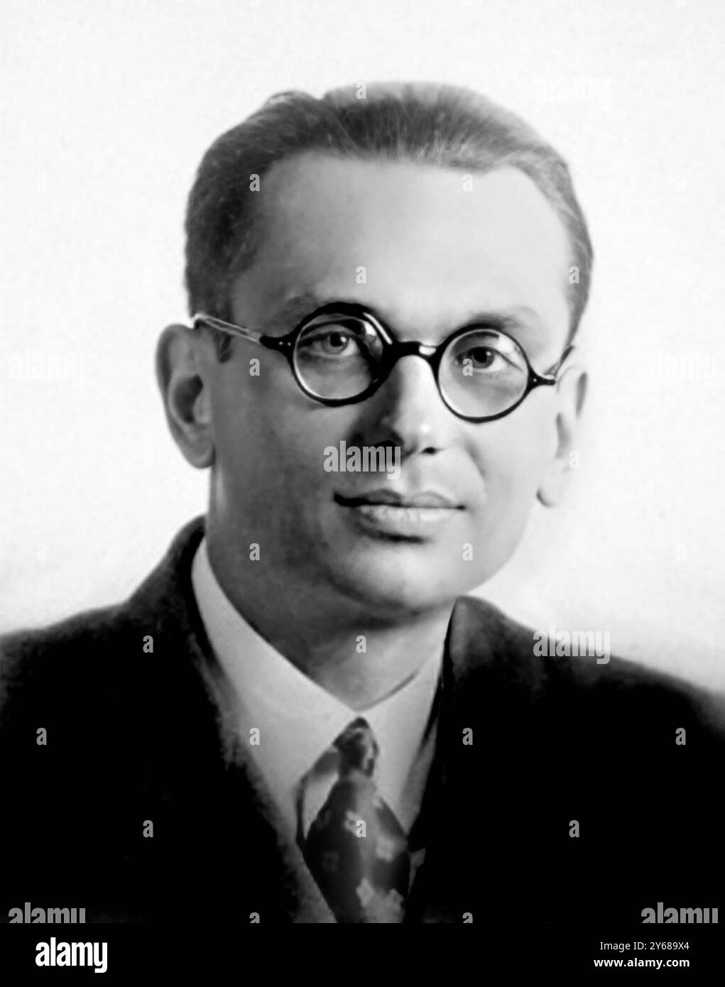 Kurt Godel. Portrait of the mathematician and philosopher, Kurt ...