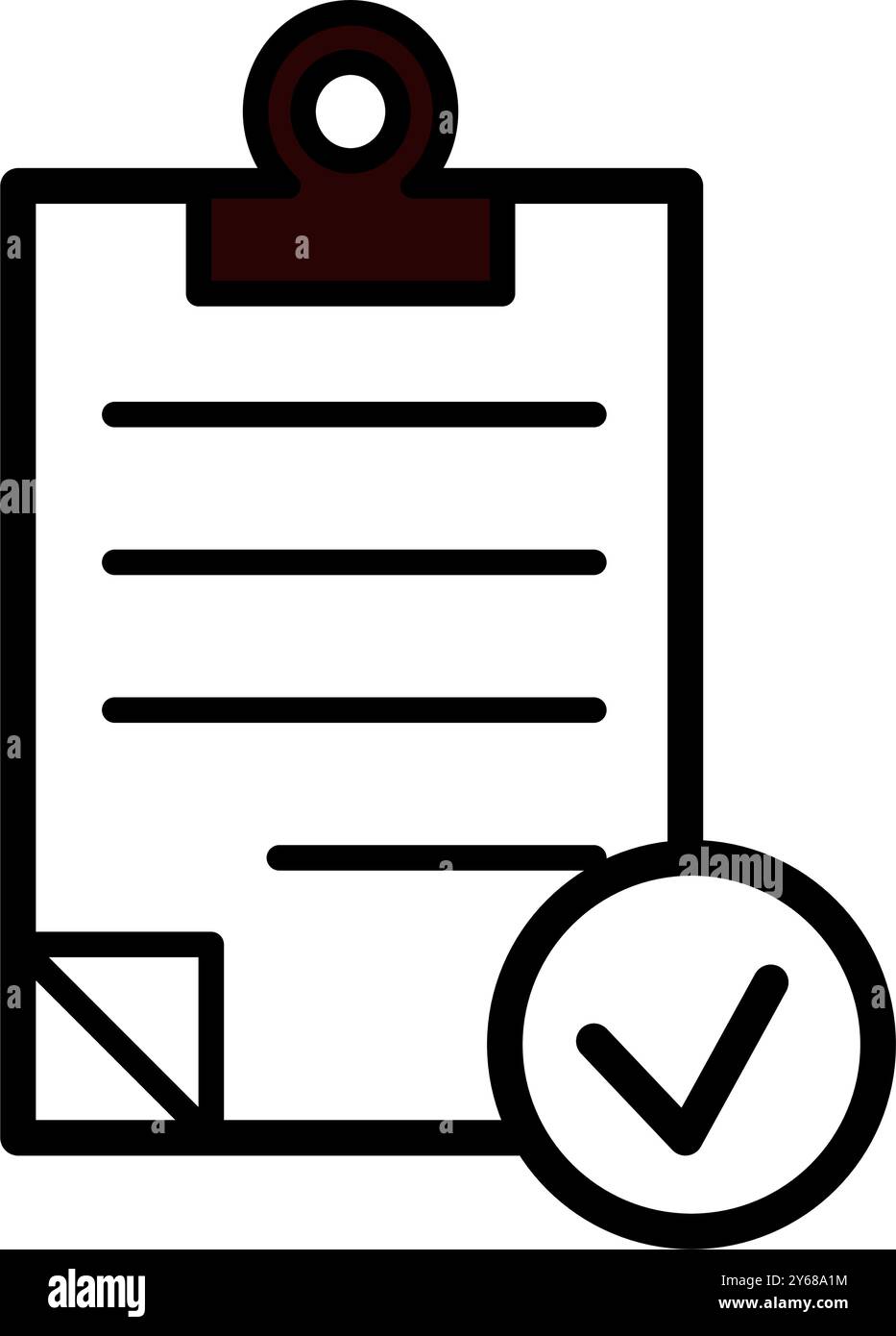 clipboard note - vector illustration Stock Vector Image & Art - Alamy