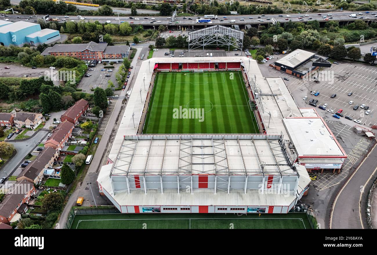 A general view of the Bescot Stadium, Walsall. Picture date: Tuesday ...