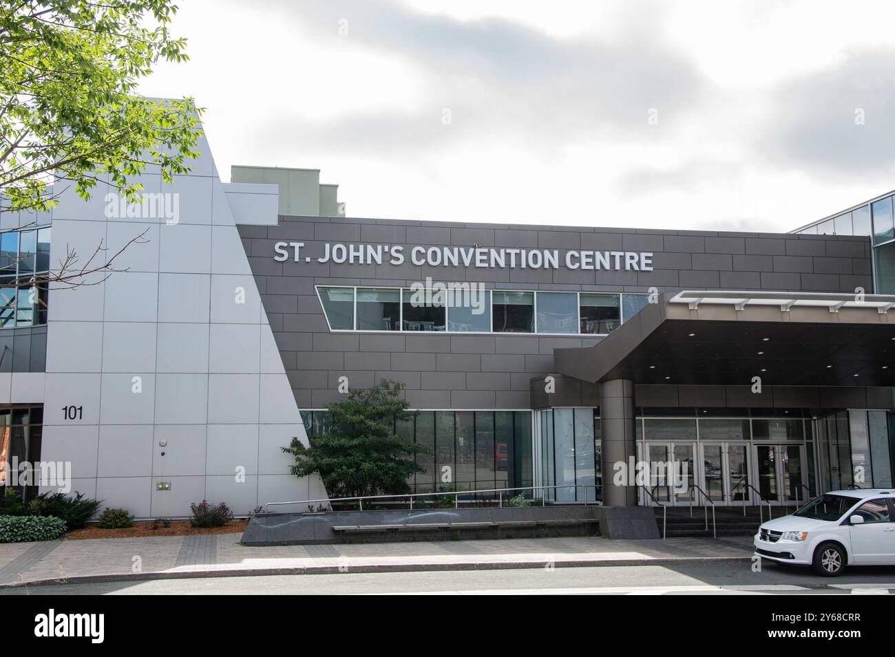 Convention centre on New Gower Street in downtown St. John's ...