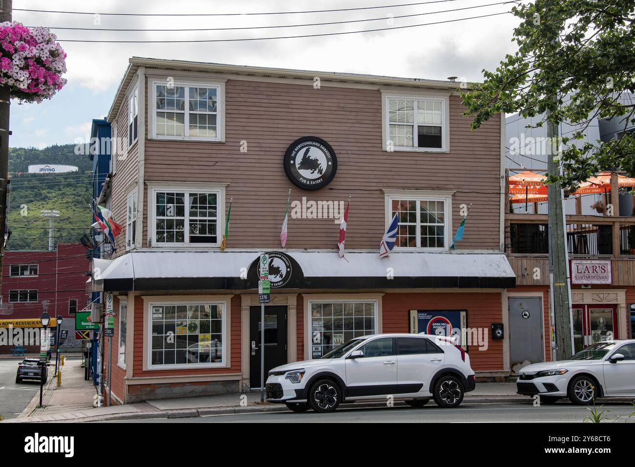 Newfoundland Embassy pub on New Gower Street in downtown St. John's ...